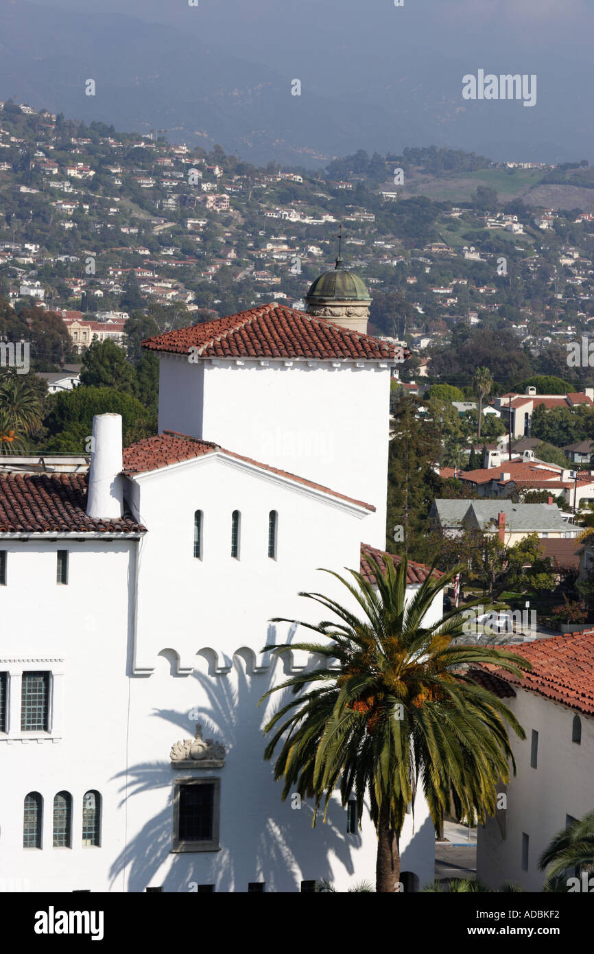 Santa Barbara Courthouse Municipal Building Santa Barbara California ...