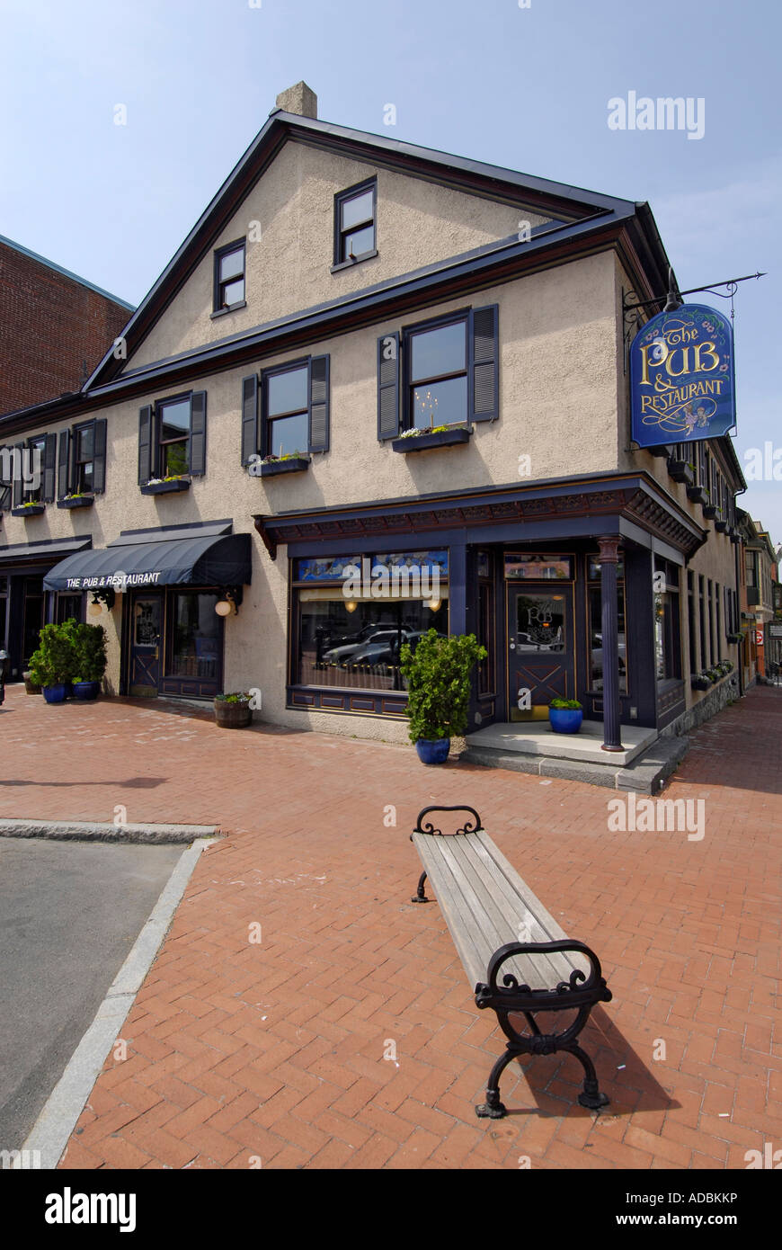 The downtown area of the historic Civil War city of Gettysburg ...