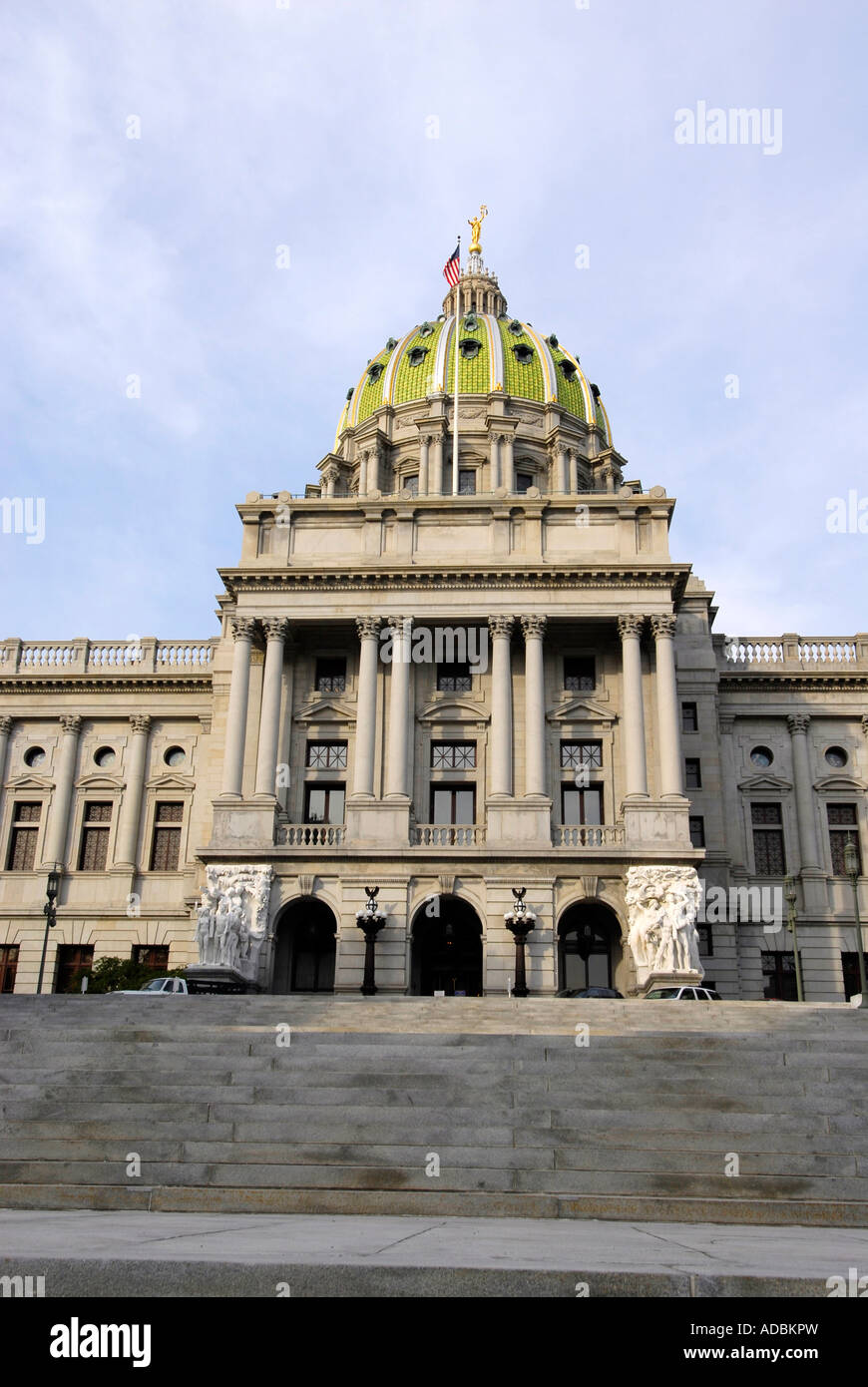 State Capitol Building at Harrisburg Pennsylvania PA Stock Photo - Alamy