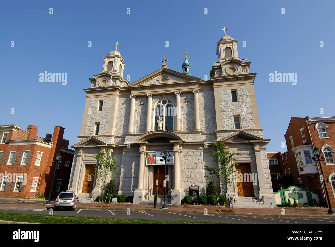 Historic St Patrick Cathedral Church at the capital city of Harrisburg ...