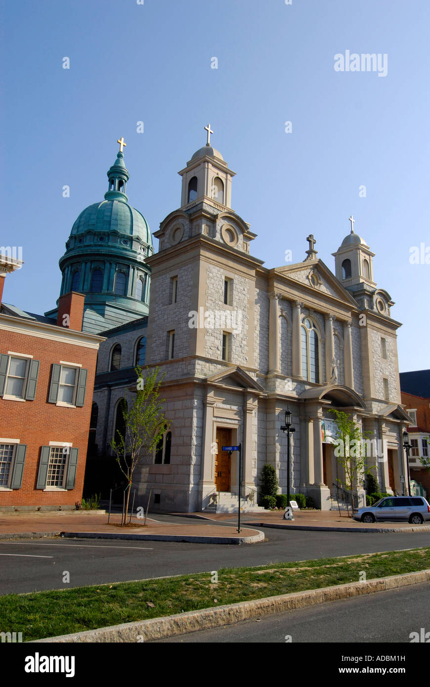 Historic St Patrick Cathedral Church at the capital city of Harrisburg ...