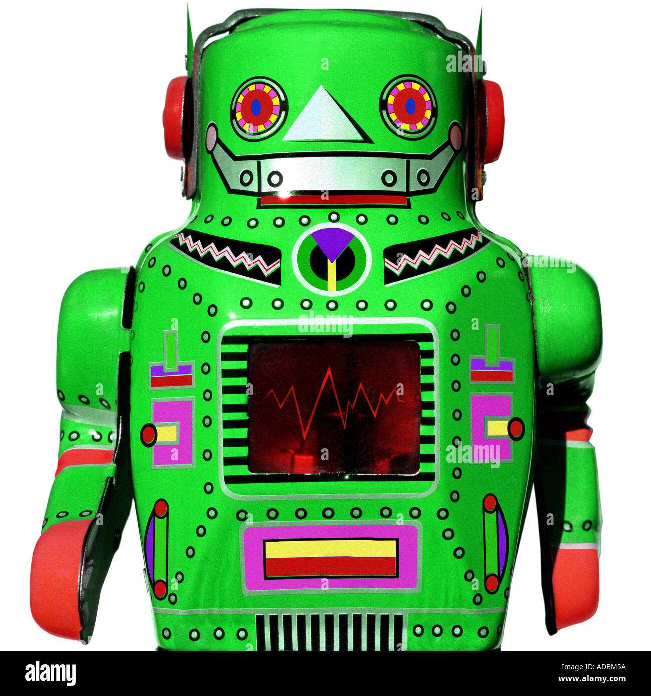 Green square robot High Resolution Stock Photography and Images - Alamy