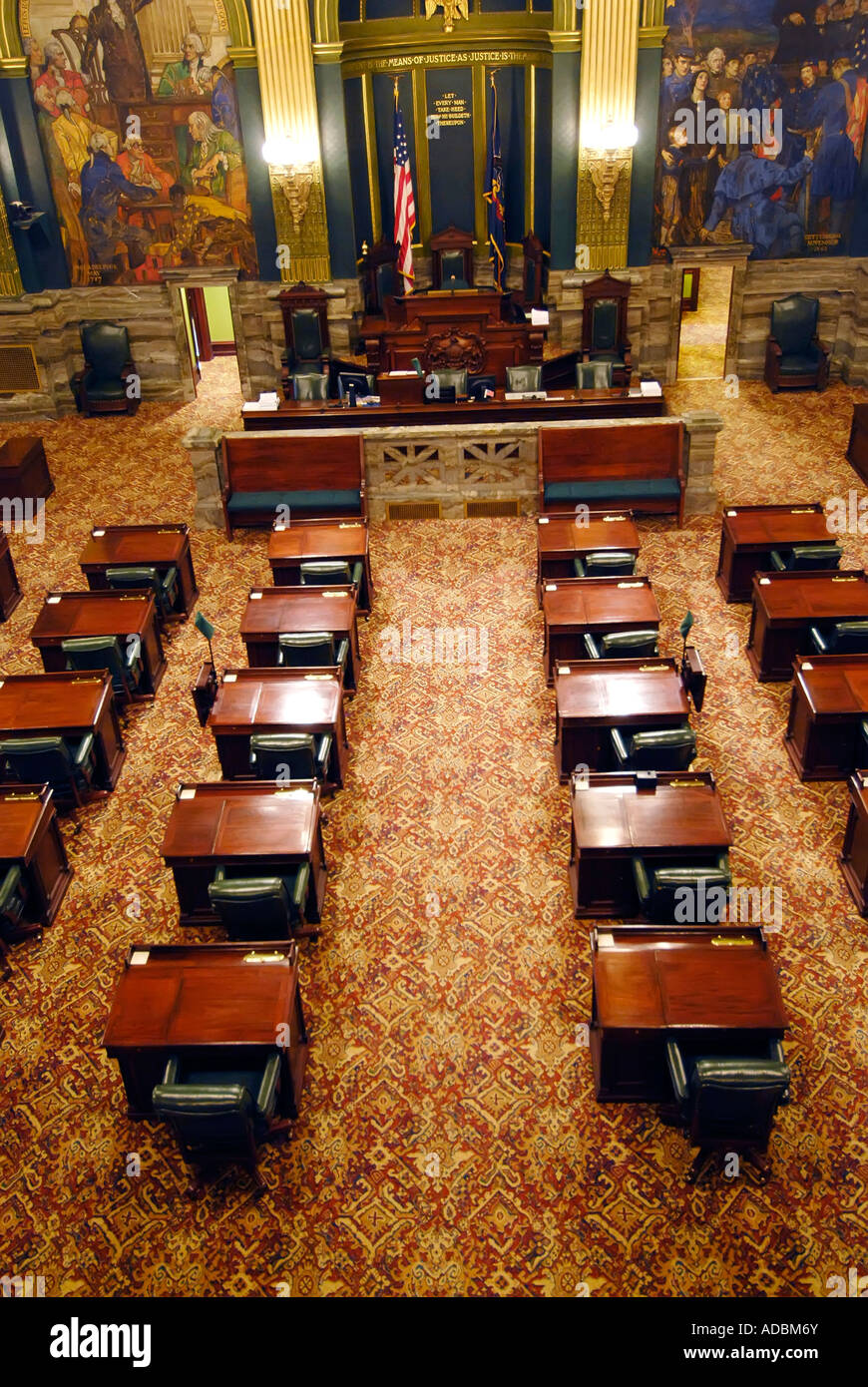 Senate chambers capitol building hi-res stock photography and images ...
