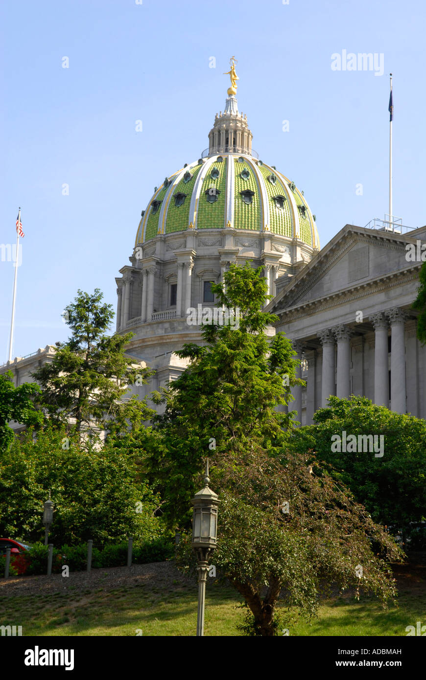 The State Capitol Building at Harrisburg Pennsylvania PA Stock Photo ...