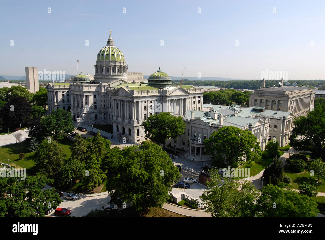 The State Capitol Building at Harrisburg Pennsylvania PA Stock Photo ...