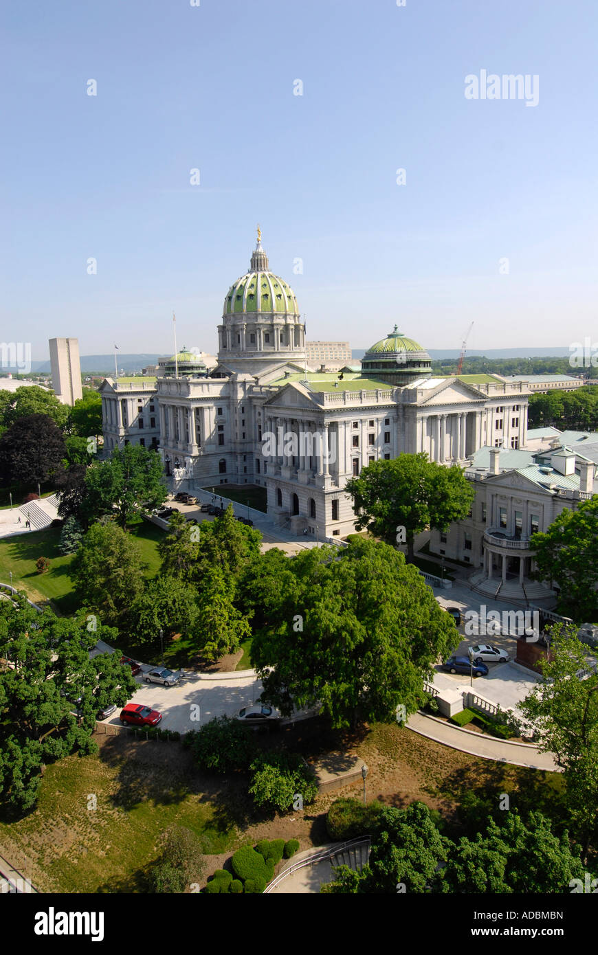 The State Capitol Building at Harrisburg Pennsylvania PA Stock Photo ...