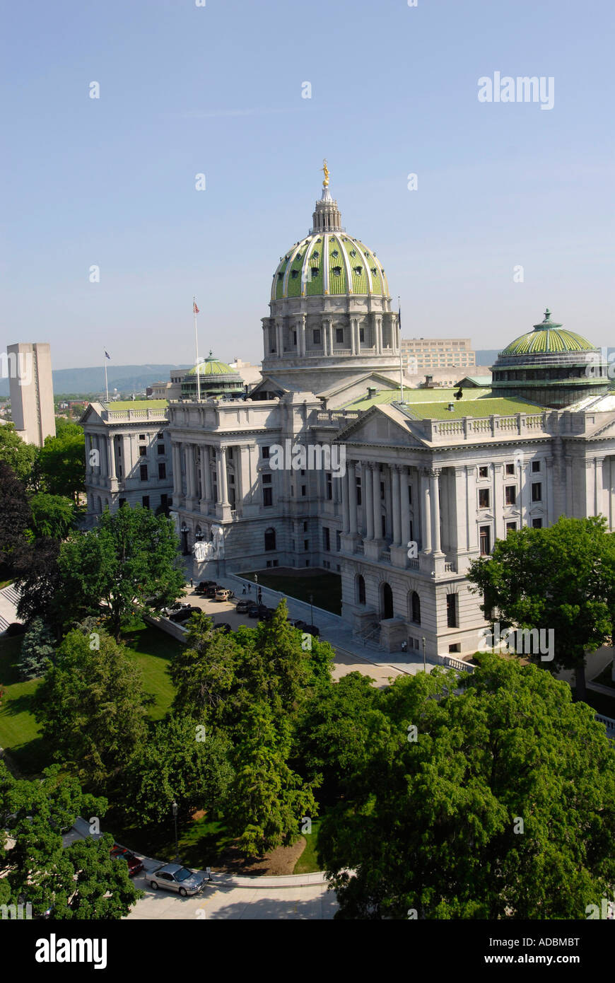 The State Capitol Building at Harrisburg Pennsylvania PA Stock Photo ...