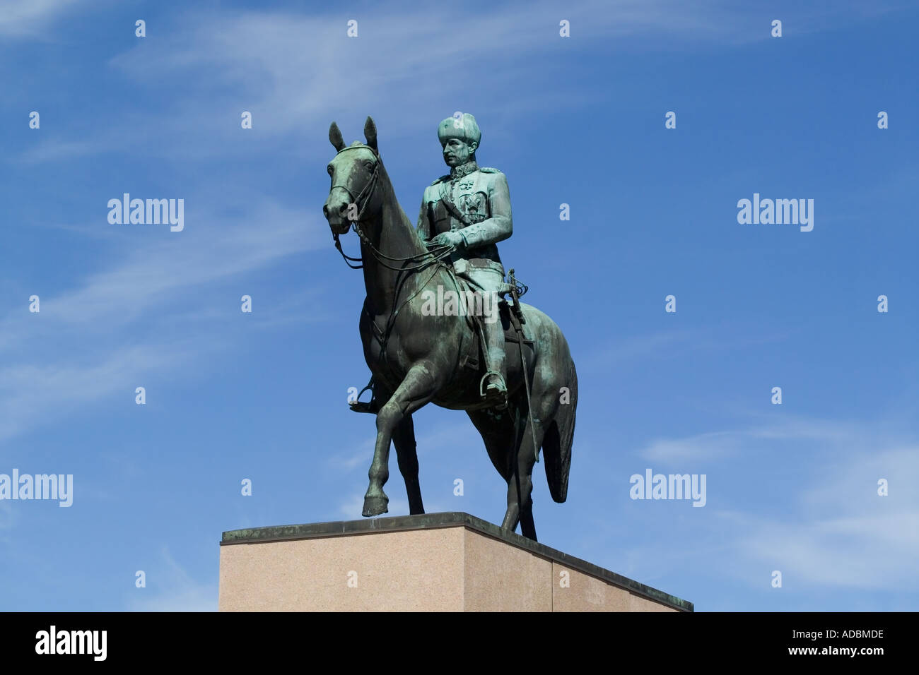 Mannerheim statue Helsinki Finland Stock Photo - Alamy