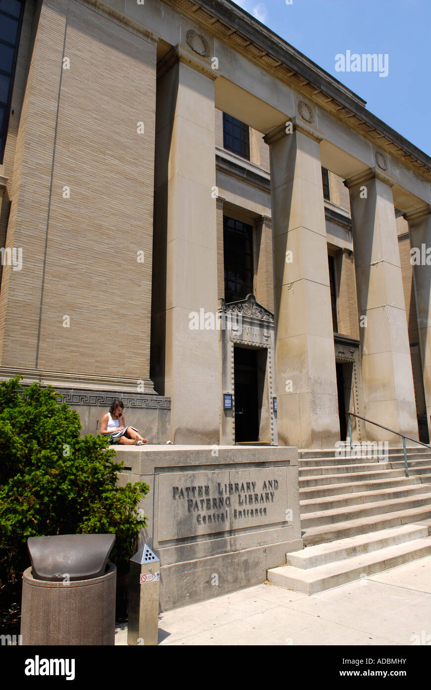 Patee Library and Paterno Library Building on the campus of Penn ...