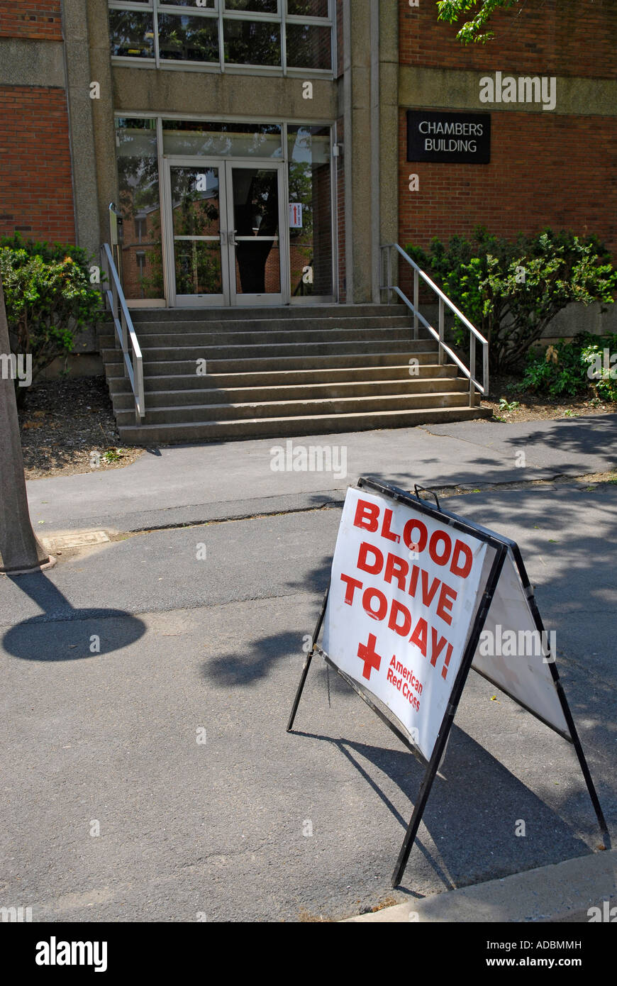 American Red Cross Blood Drive Sign Stock Photo - Alamy