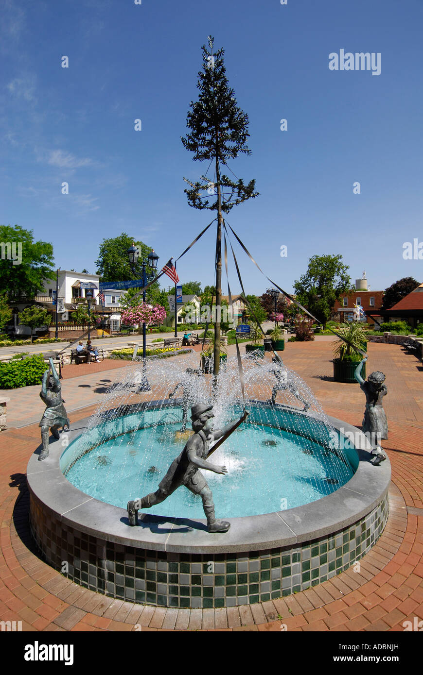 City Square at Historical Frankenmuth Michigan MI known as Michigan's ...