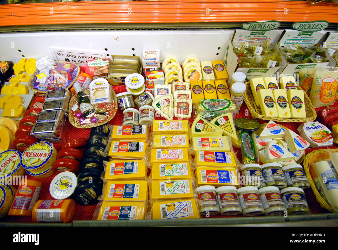 The famous Cheese Haus at Historical Frankenmuth Michigan MI Stock ...