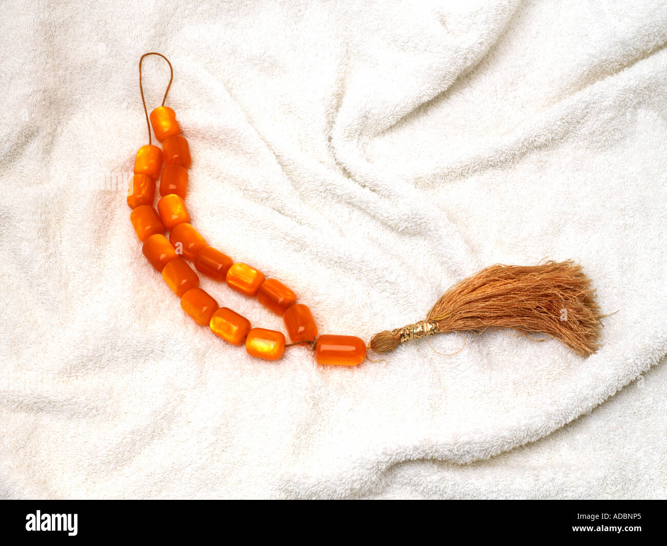Amber Koboloi Greek Worry beads Stock Photo - Alamy