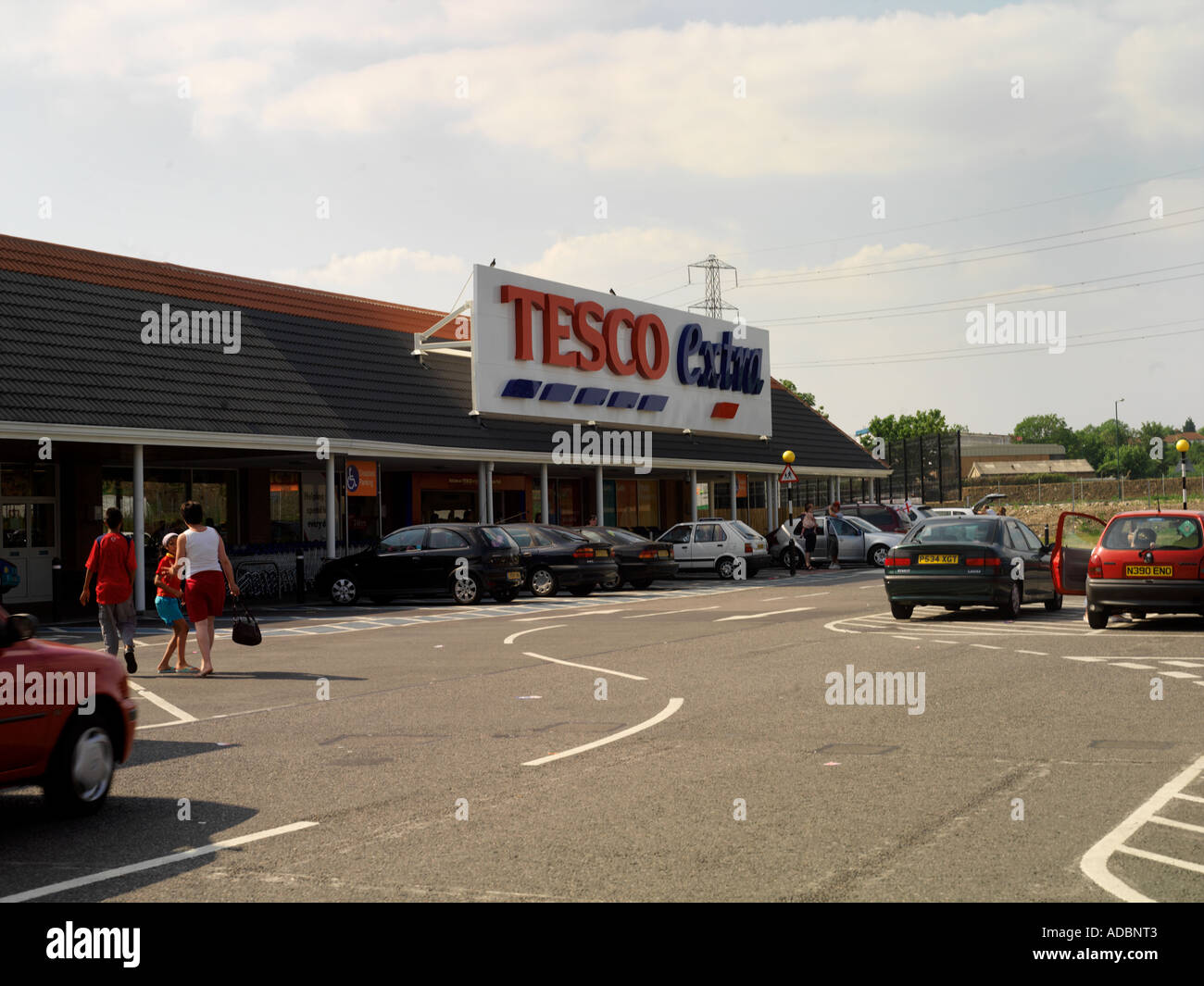Supermarket Exterior Tesco Extra Cheam Surrey England Stock Photo - Alamy