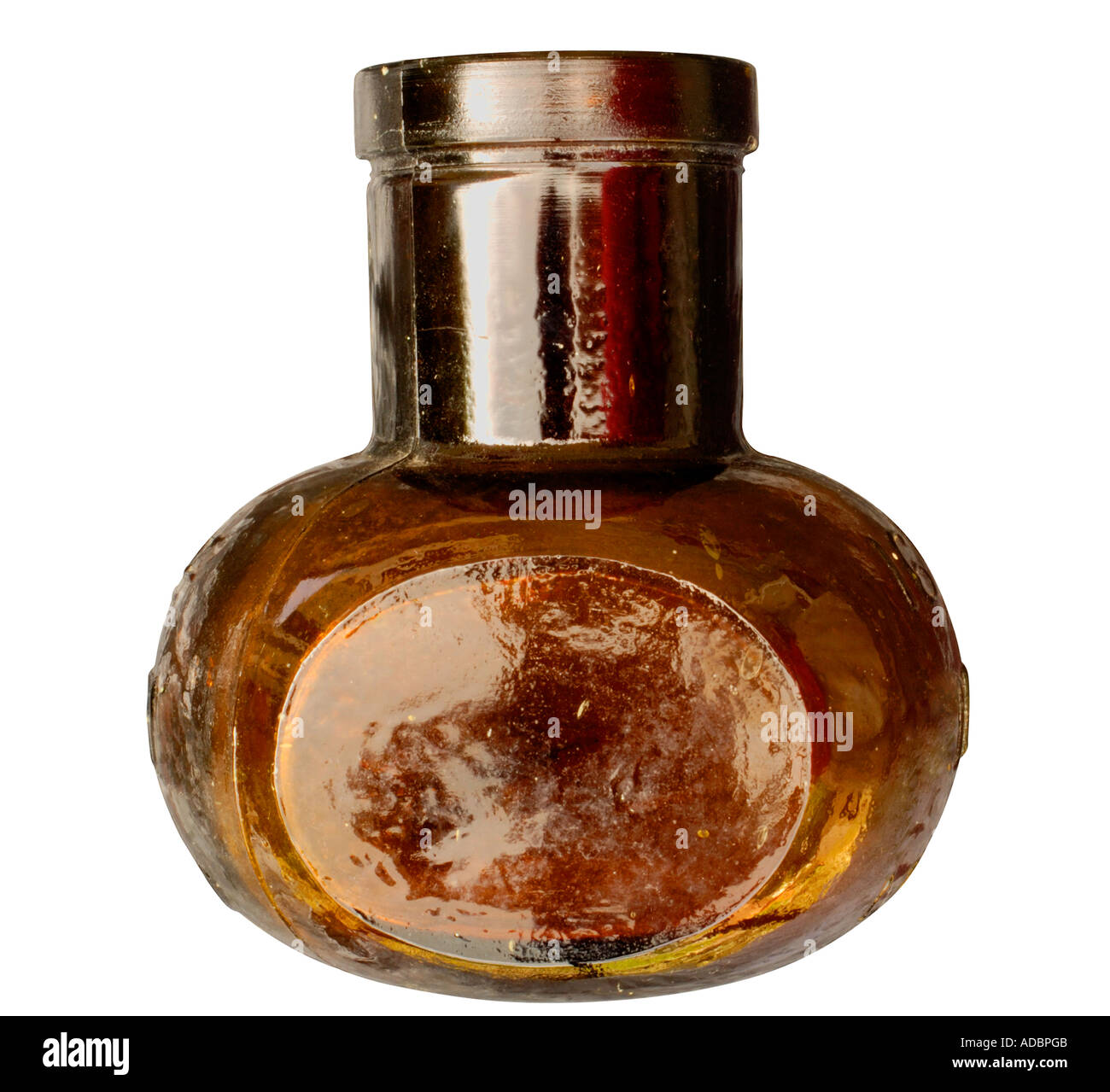Victorian condiment bottle Stock Photo - Alamy