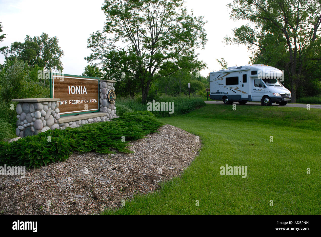 Ionia Michigan MI State Recreation Area State Park and campground Stock ...