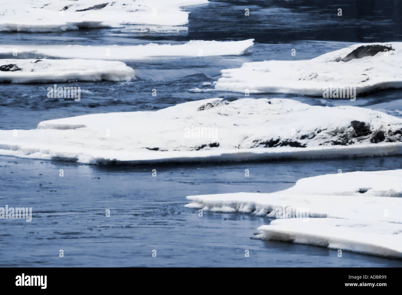 Winter on Potomac River Stock Photo - Alamy