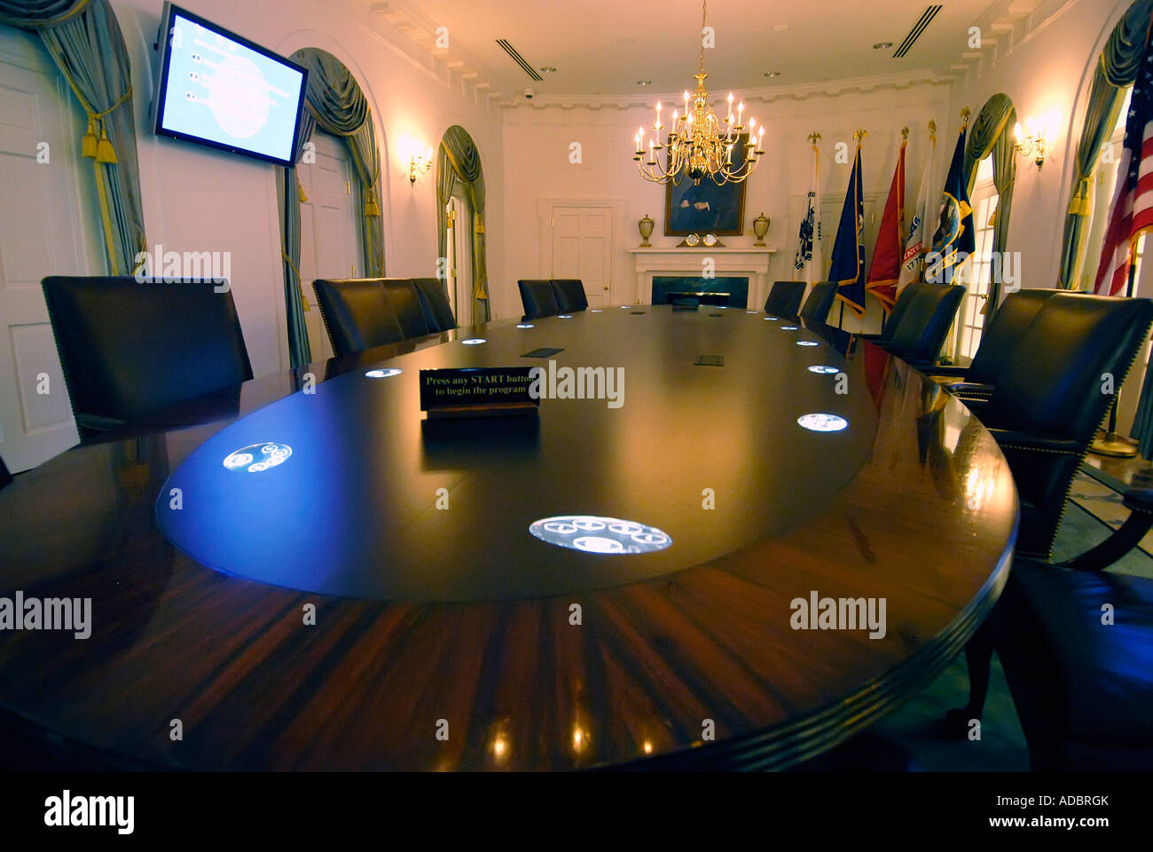 The Cabinet meeting room at Gerald R Ford Presidential Museum Grand ...