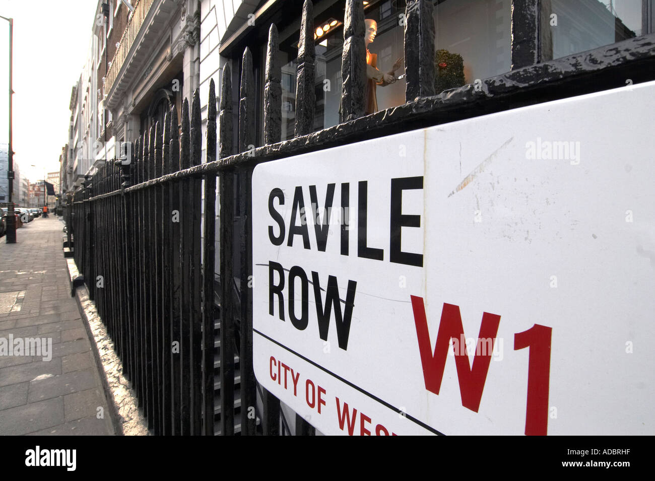 Savile Row in London England Stock Photo - Alamy