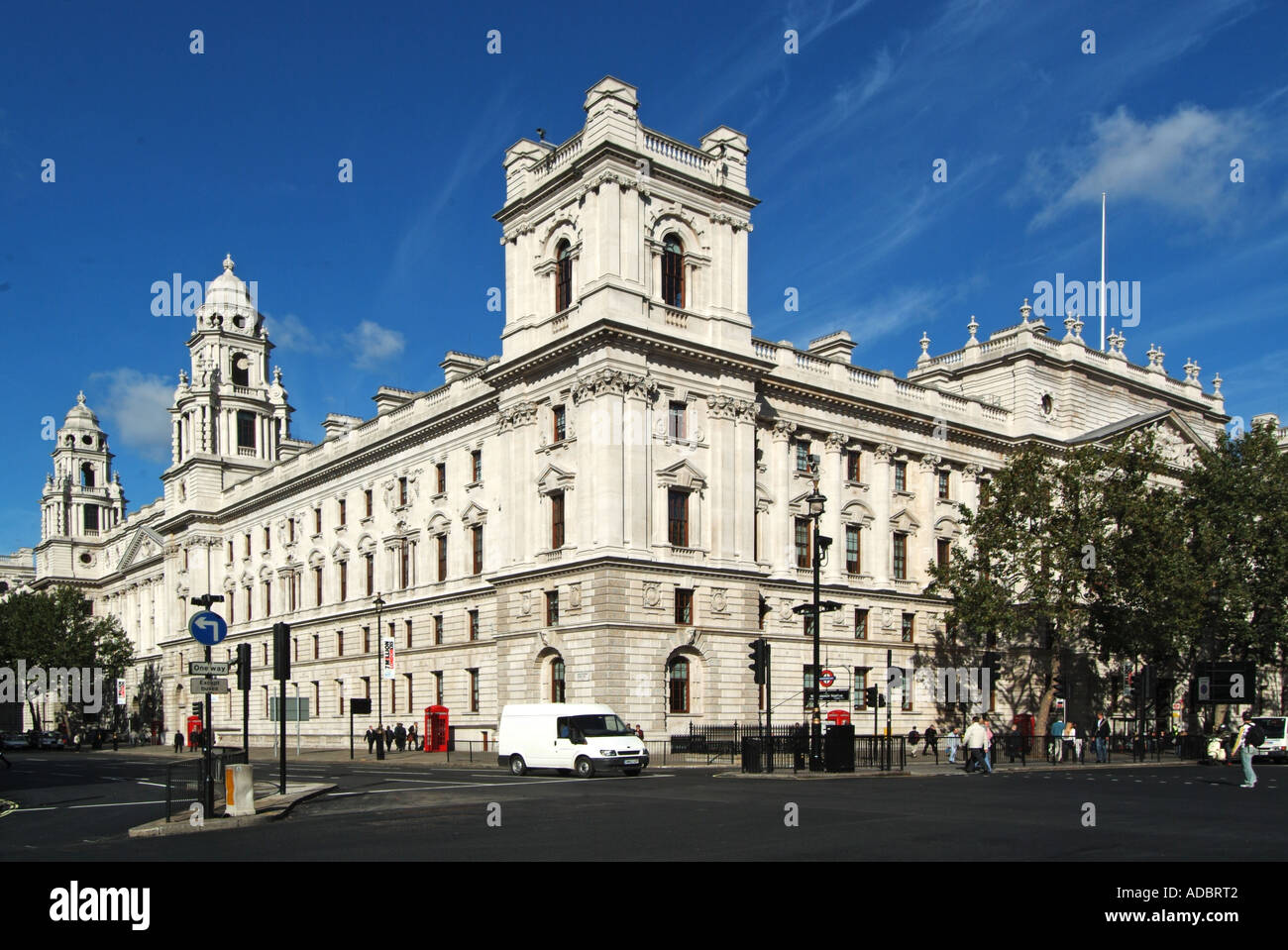 Large stone building of Government Offices corner site of Great George ...