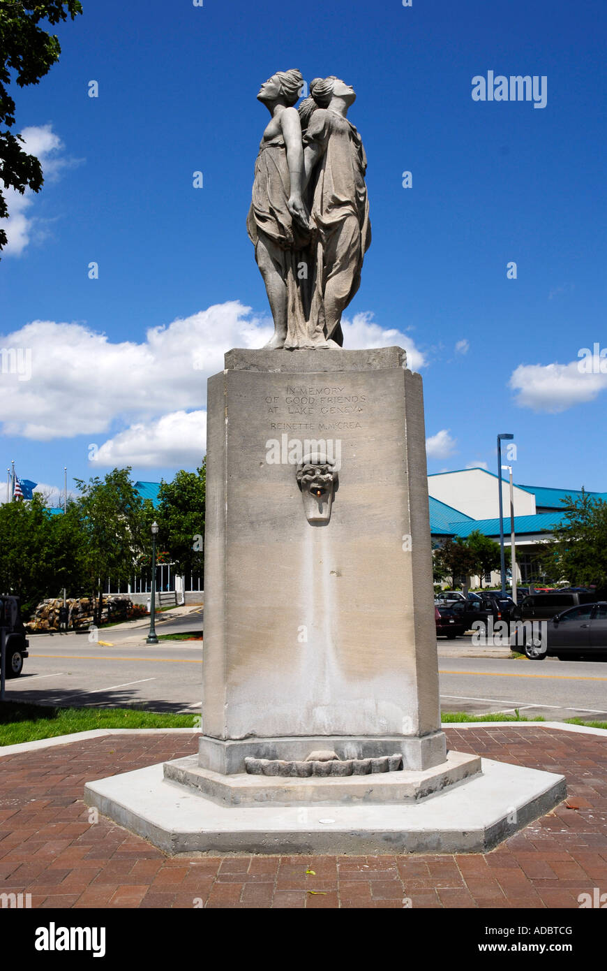 The Statue In Memory of Good Friends at the popular tourist destination ...