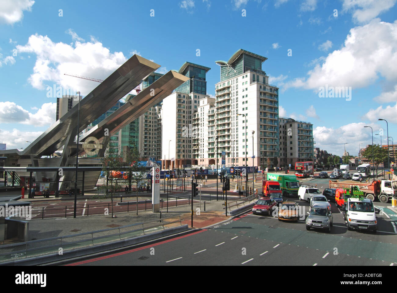 Bus station and major traffic interchange junction on south side of ...