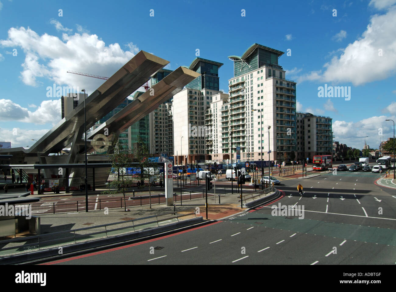 Bus station and major traffic interchange junction on south side of ...