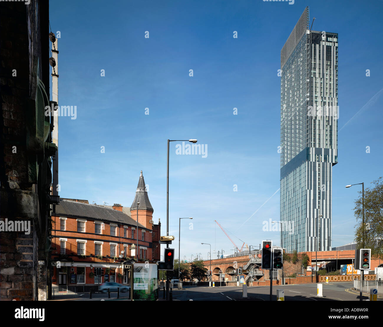 Hilton Tower ,303 Deansgate, Manchester. Architect: Ian Simpson ...