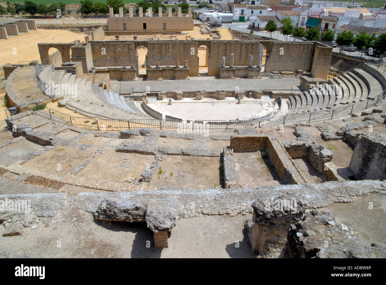 Theatre at the Roman town of Italica, Seville Stock Photo - Alamy