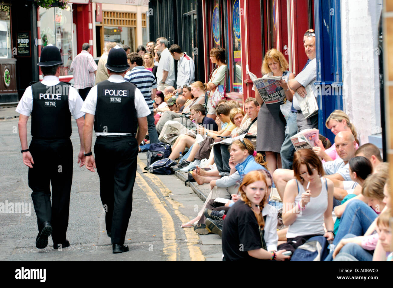 Police officers sitting on hi-res stock photography and images - Alamy