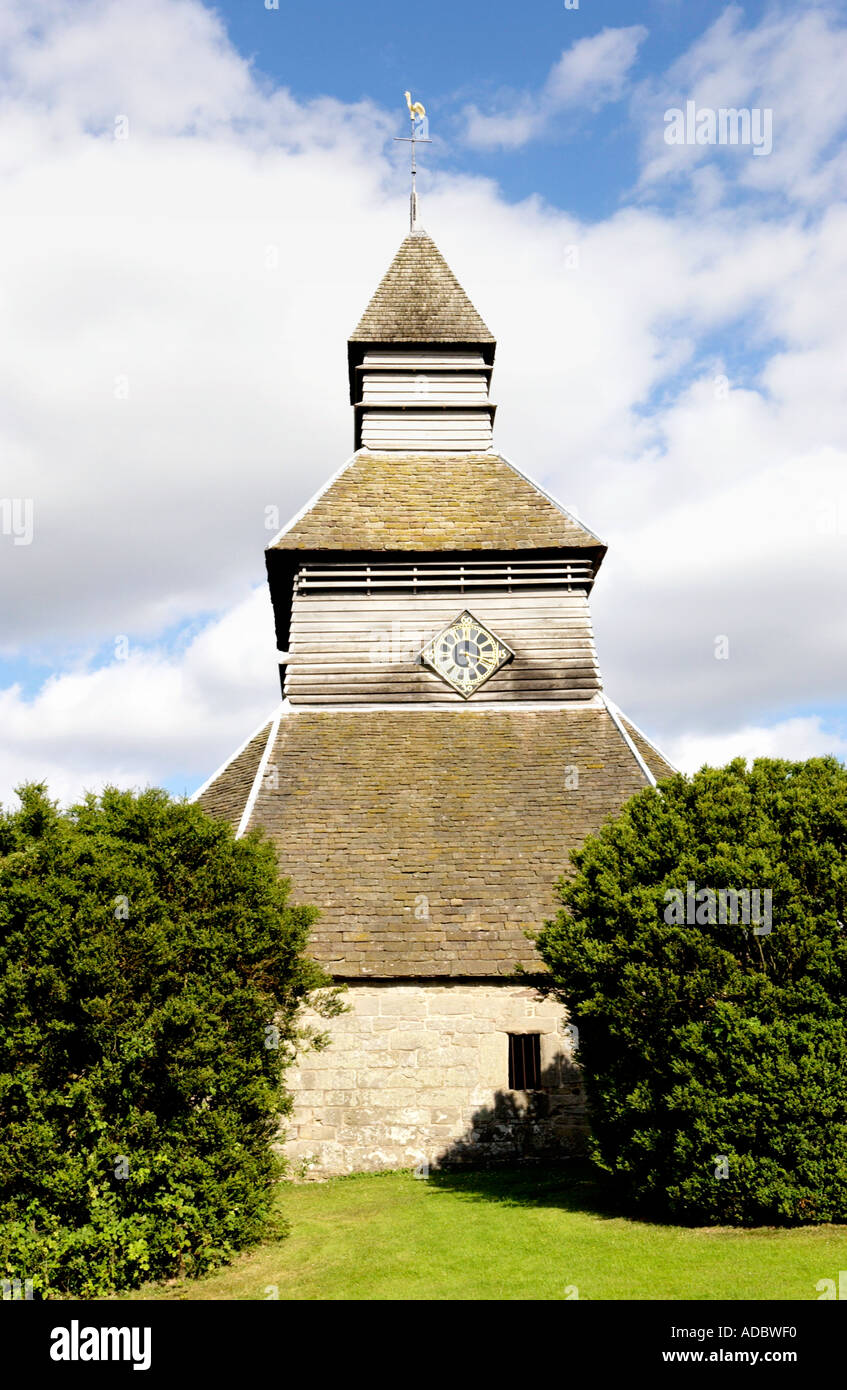 Rare 14th century separate church bell tower at Pembridge Herefordshire ...