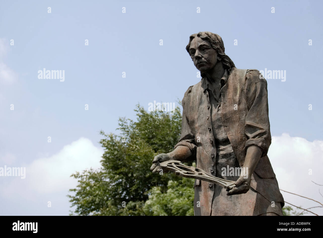 Thomas Chippendale Statue Otley Leeds West Yorkshire Stock Photo - Alamy