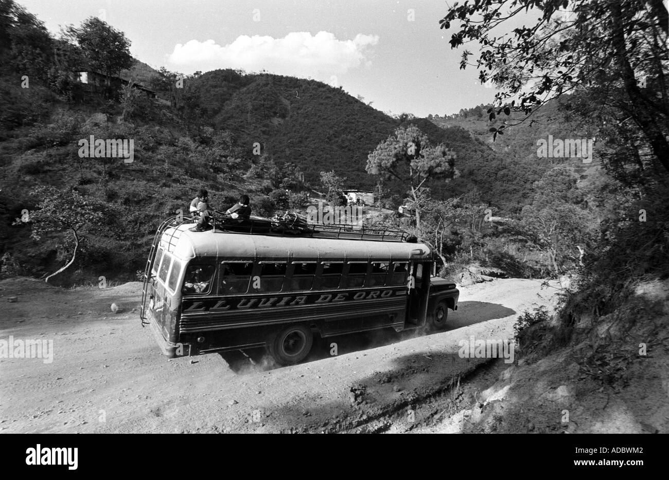 Country bus Black and White Stock Photos & Images - Alamy