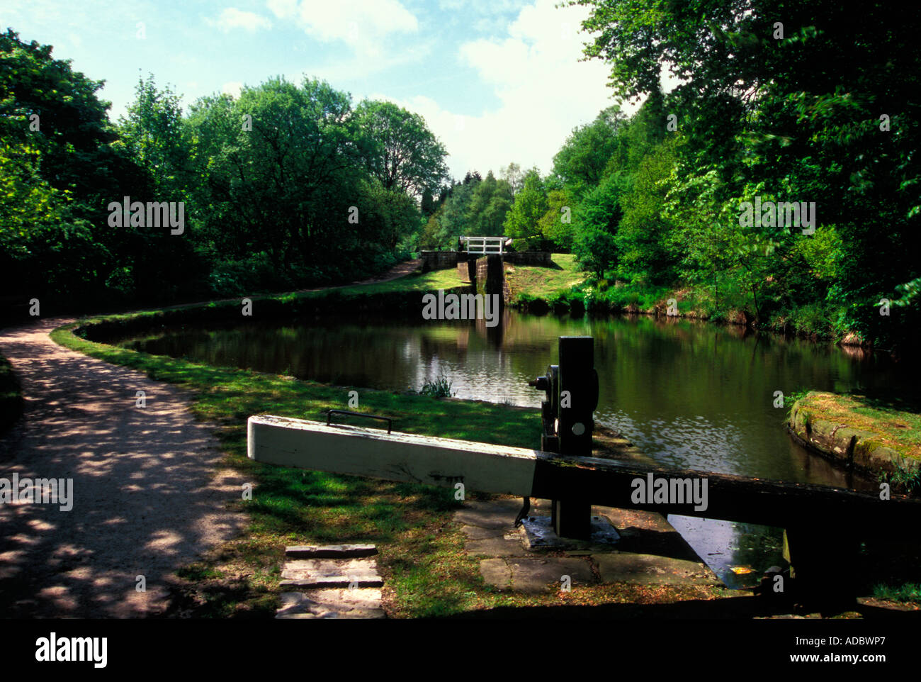 Locks on the Huddersfield Narrow Canal, Marsden, West Yorkshire ...