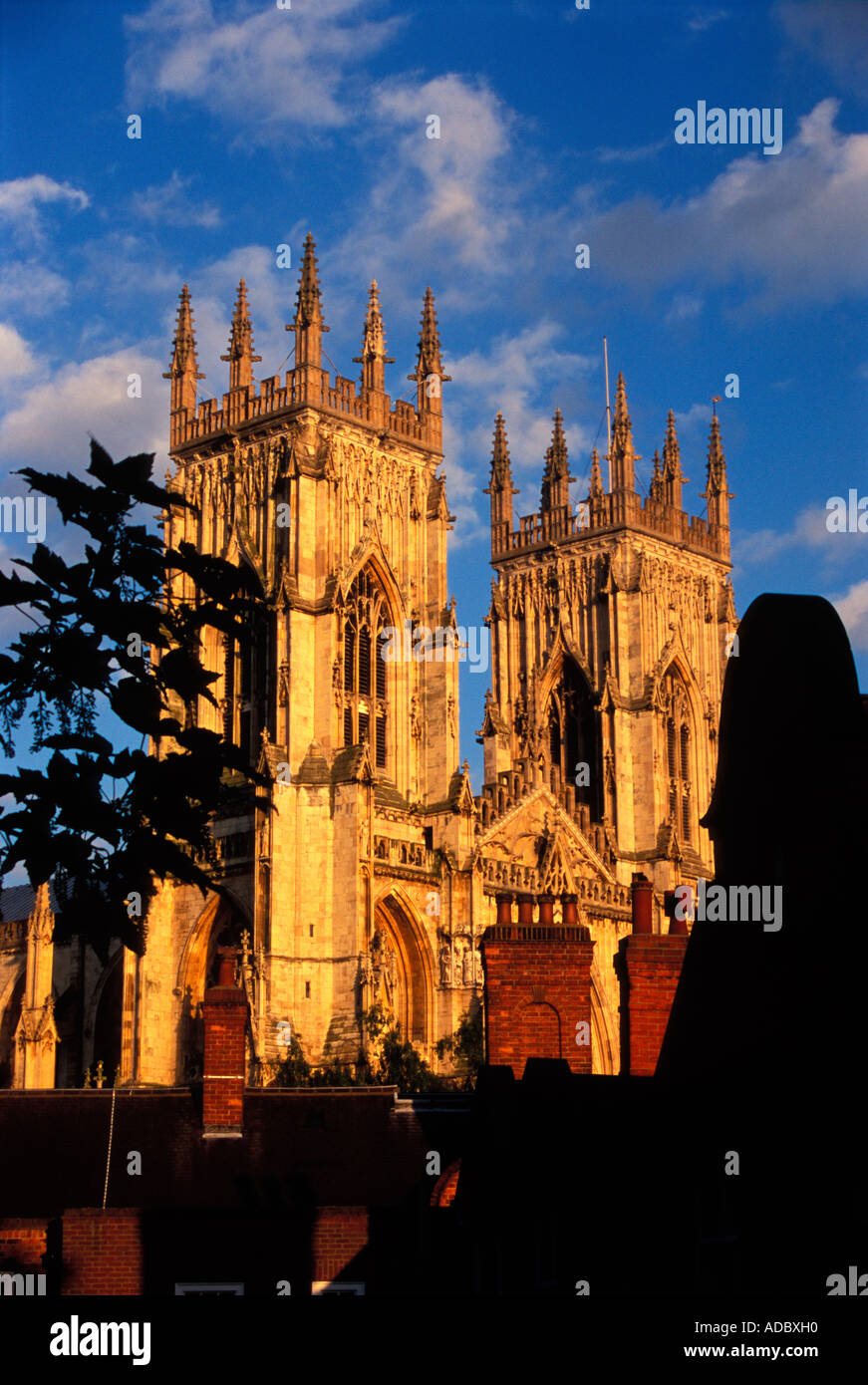 West Front of York Minster, largest Gothic cathedral in northern Europe ...