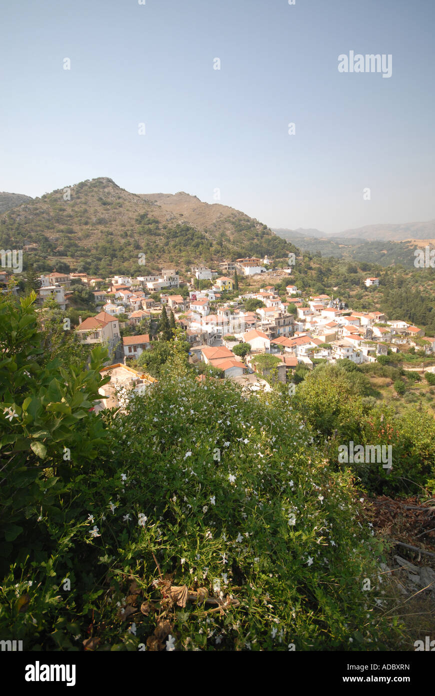 CRETE Argiroupolis in the west of Rethimnon province Stock Photo - Alamy