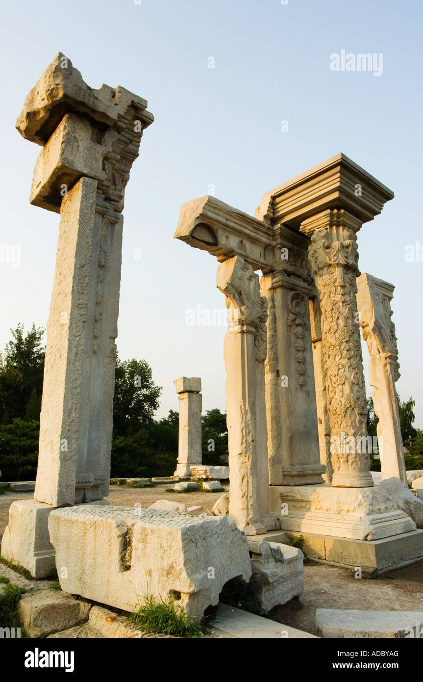 European Palace ruins at Yuanmingyuan The Old Summer Palace Beijing ...