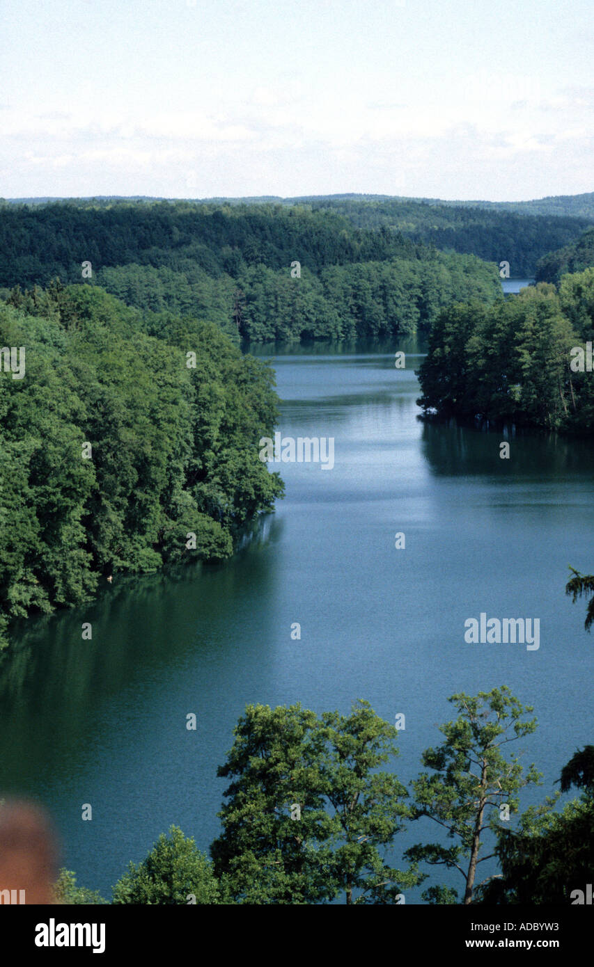 Twin lakes at lagow hi-res stock photography and images - Alamy