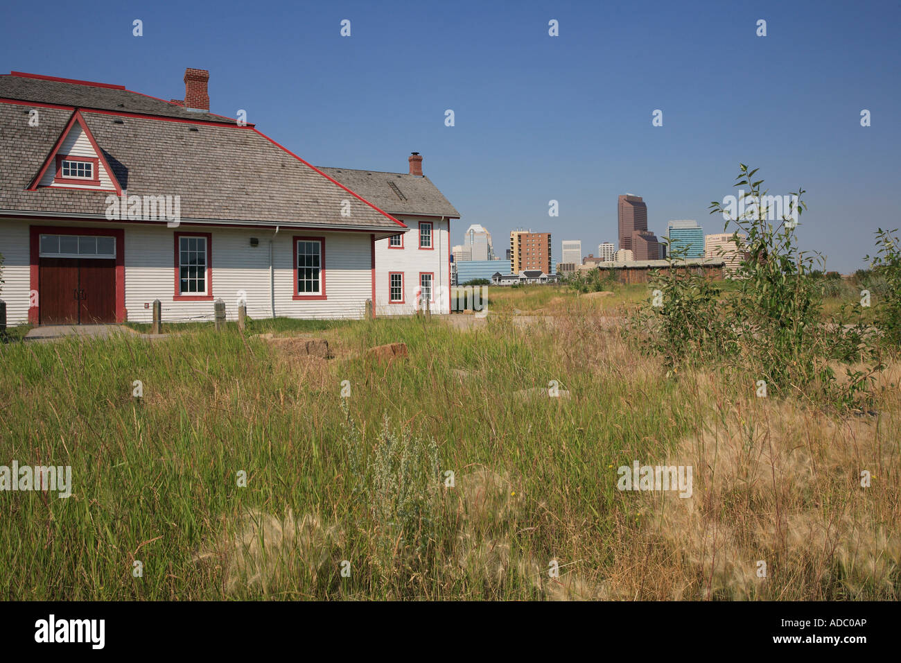 Canada Alberta Calgary Fort Calgary Historic Park Stock Photo - Alamy