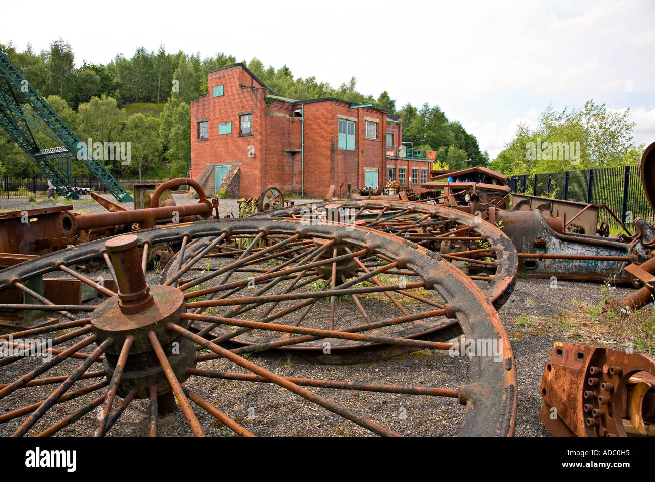 Mine buildings at Bersham colliery a scheduled ancient monument in ...