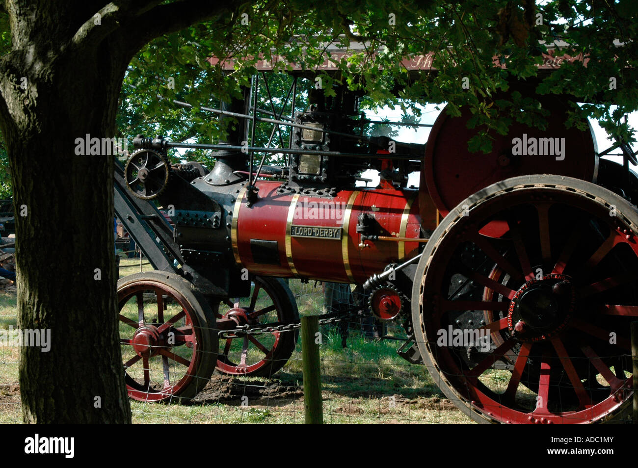 Charles Burrell compound crane engine Weeting Steam Rally Norfolk UK ...