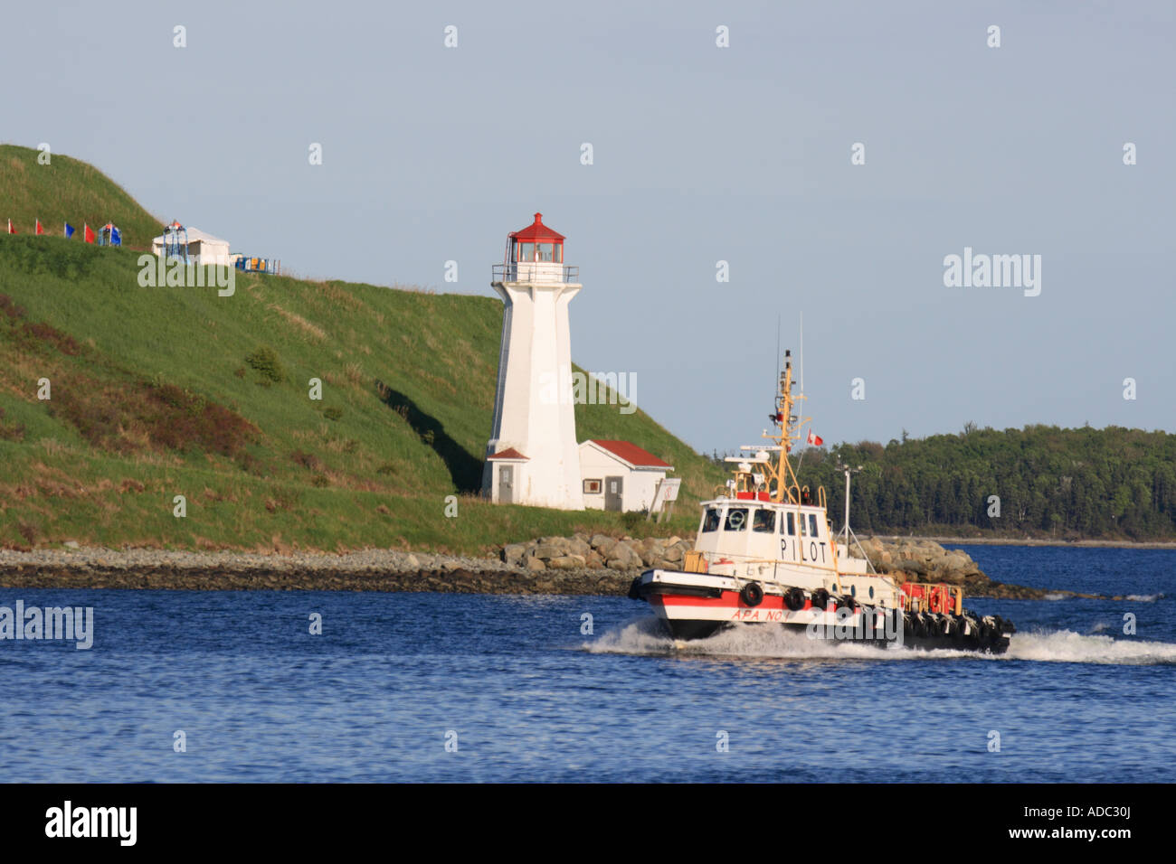 Georges Island, Port of Halifax, Nova Scotia, Canada, North America ...