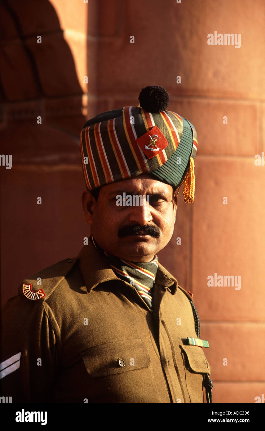 Indian military man hi-res stock photography and images - Alamy