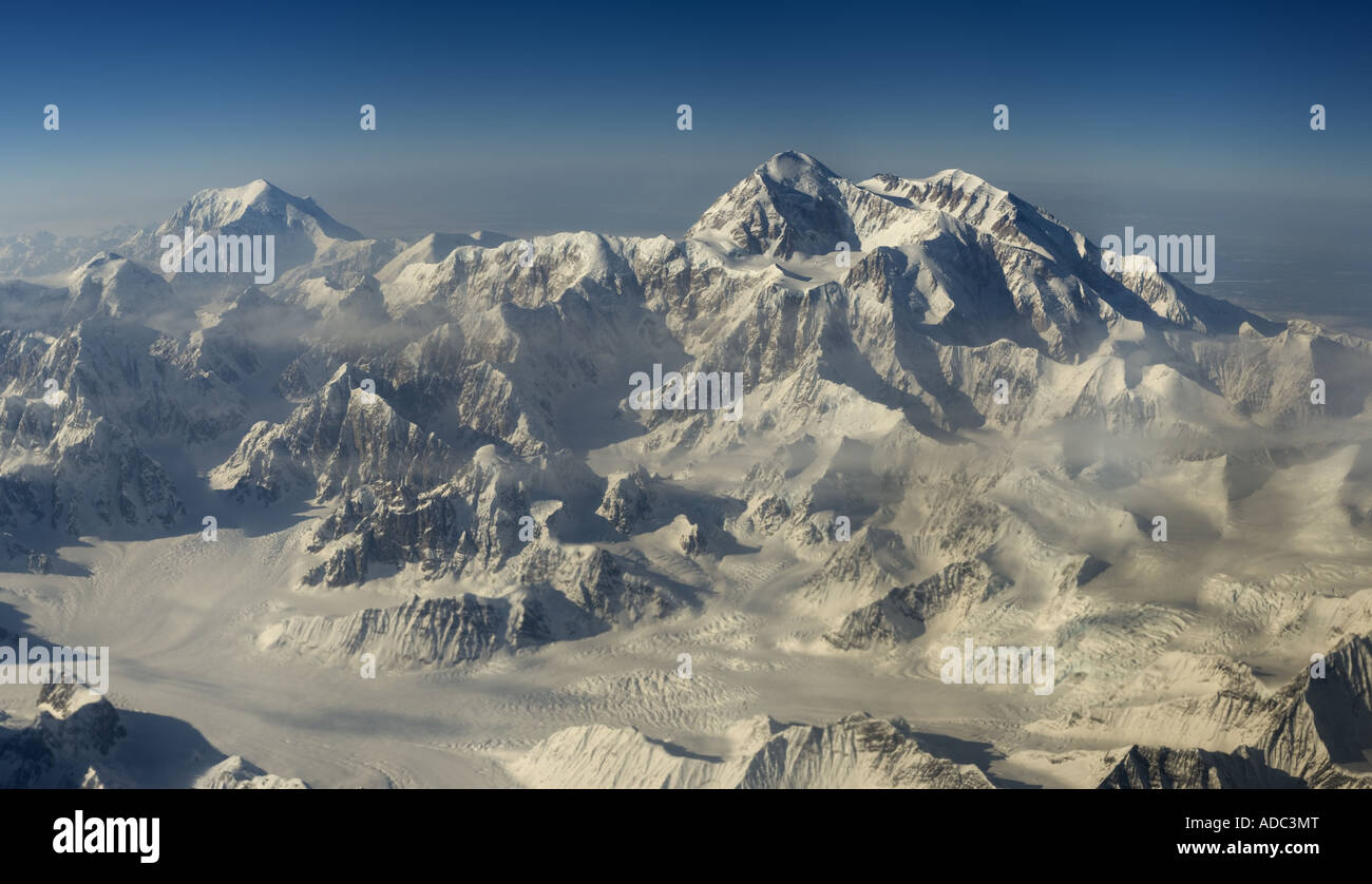 Aerial view of mt denali hi-res stock photography and images - Alamy