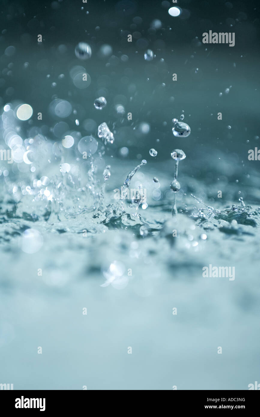 Water splashing, extreme close-up Stock Photo - Alamy