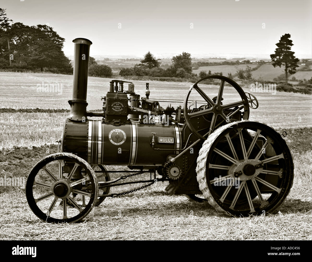 Steam Traction Engine Circa 1900 Stock Photo - Alamy