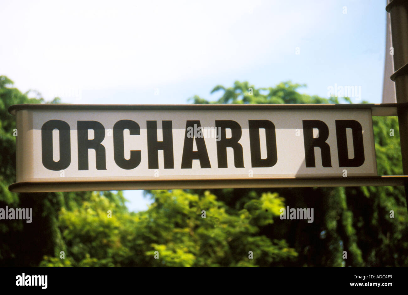 Orchard Road street sign Singapore Orchard Road is the equivalent of ...