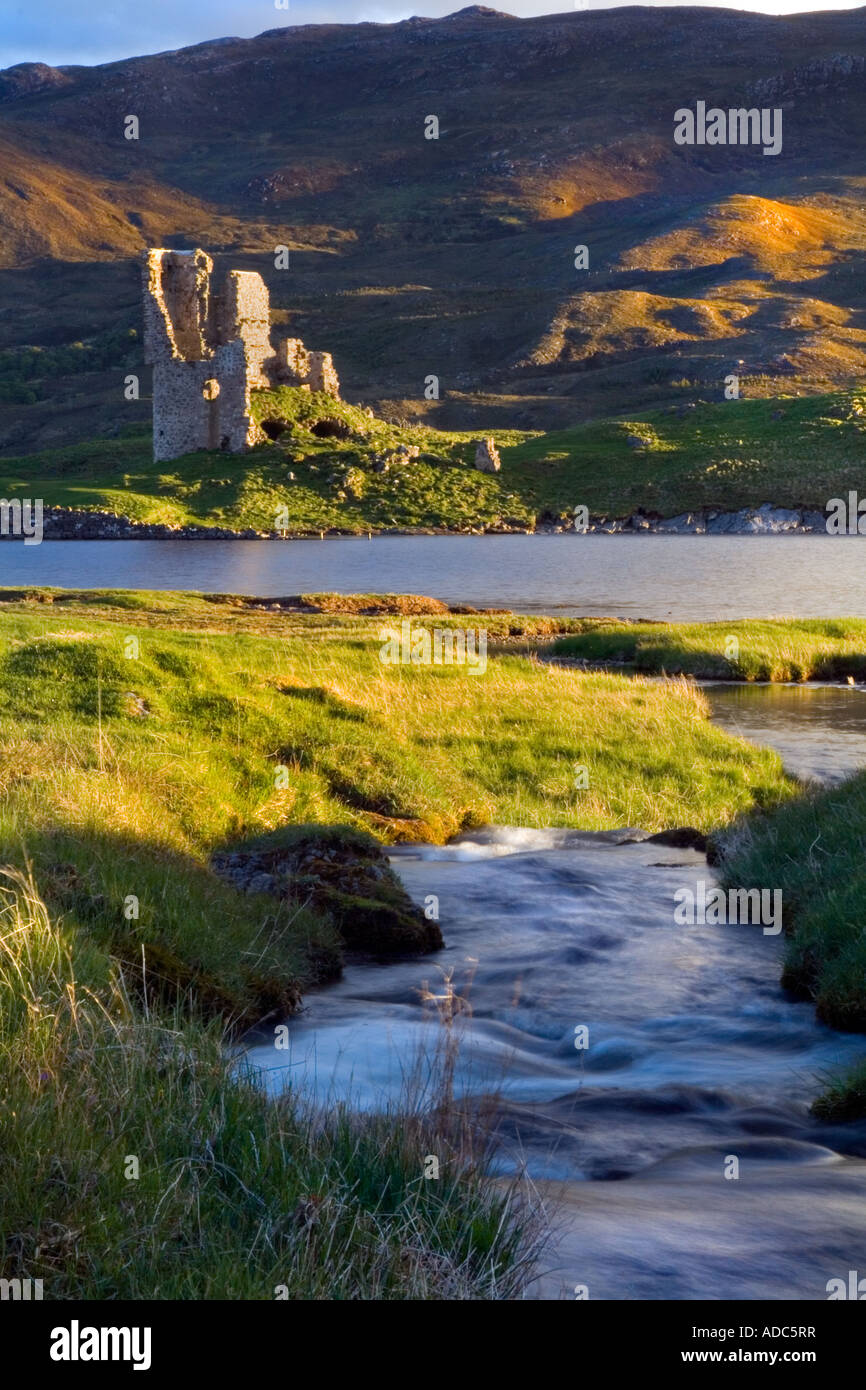 Ardvreck Castle Loch Assynt Scotland Stock Photo - Alamy