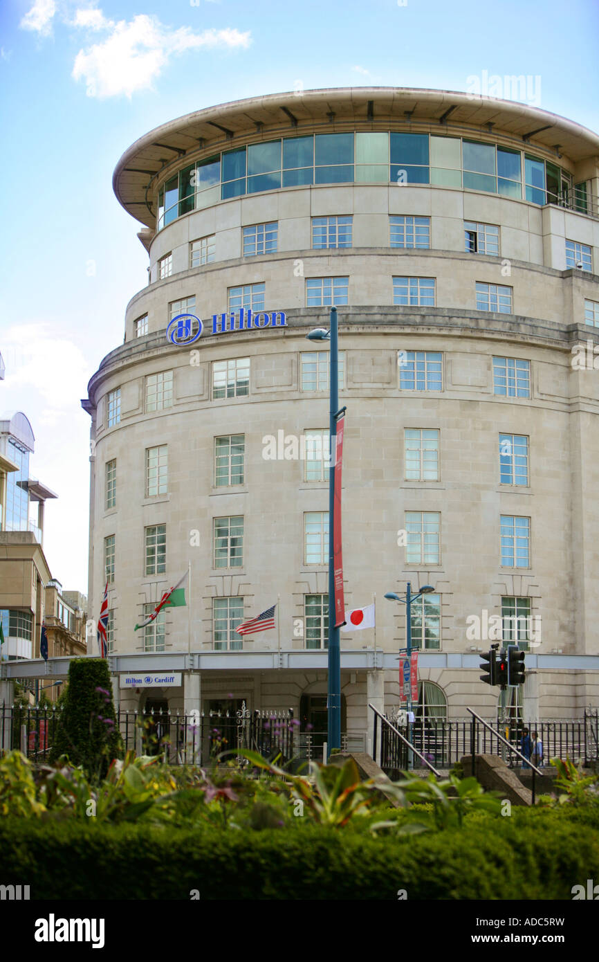 Hilton Hotel Cardiff wales UK Stock Photo - Alamy