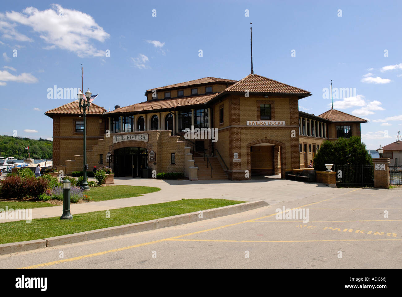 The Riviera Lake Geneva docks at the popular tourist destination for ...